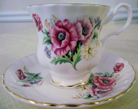 Tea and Talk: Crown Dorset Staffordshire china